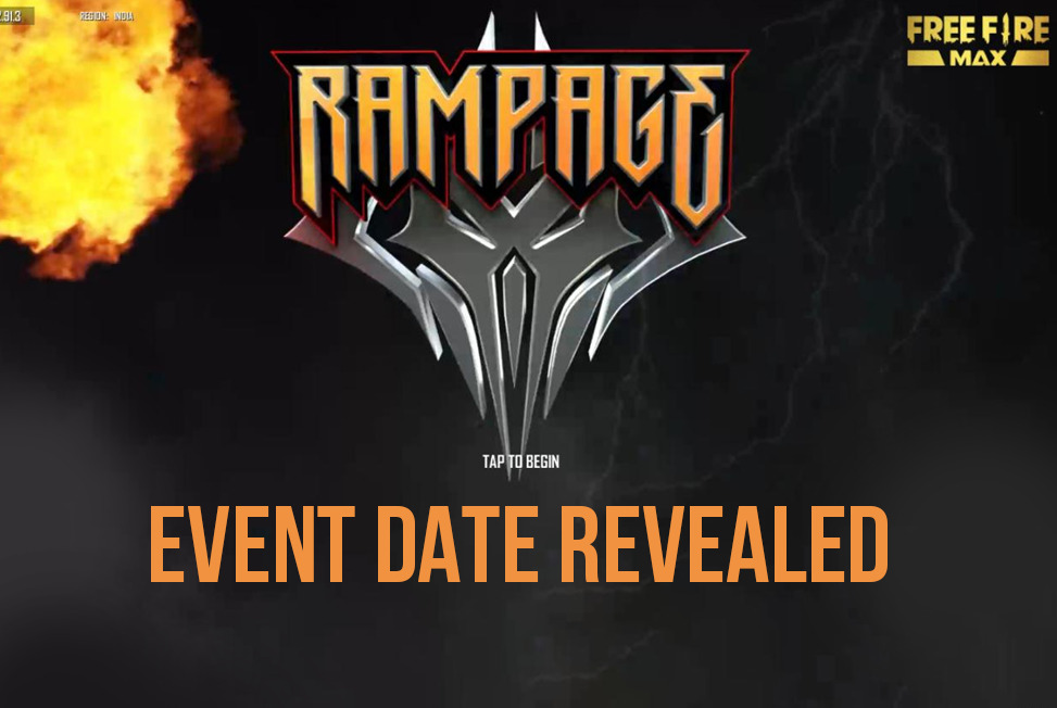 Free Fire Max Rampage 4.0 Event: Rampage arrives on June 25