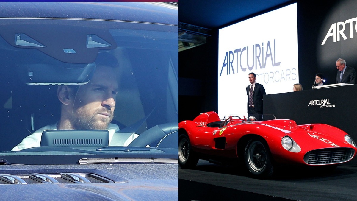 Messi Car Collection: Check vintage Ferrari in Lionel Messi's car grand ...