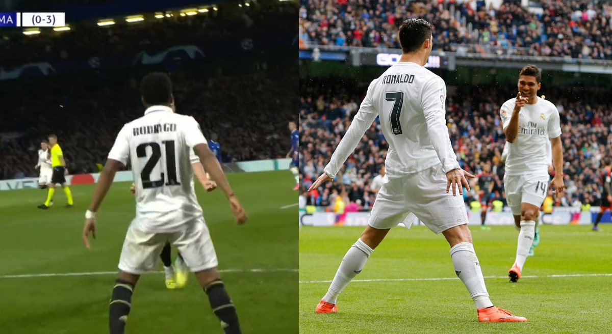 Rodrygo Ronaldo! WATCH REAL MADRID winger hits iconic Cristiano Ronaldo ...