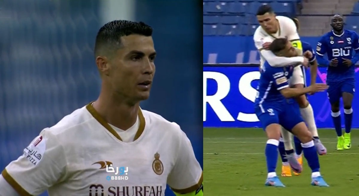 Ronaldo FIGHT: Cristiano Ronaldo HOLDS opponent in WWE-inspired ...