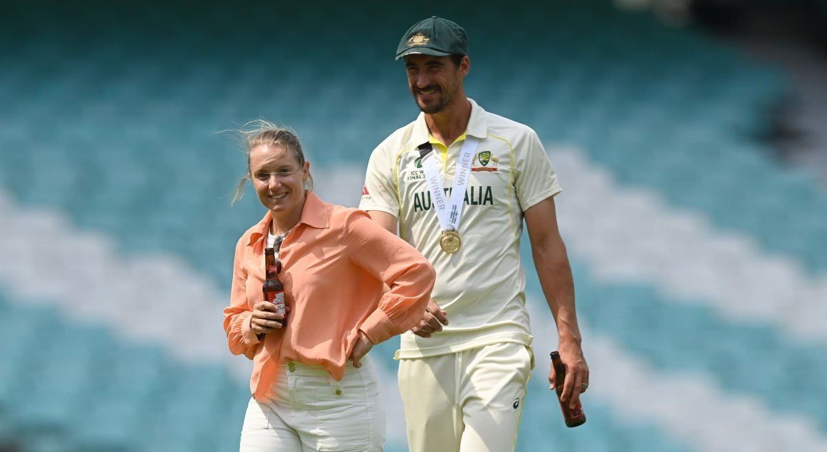 Couple goals! Alyssa Healy, Mitchell Starc win the internet, Australia ...