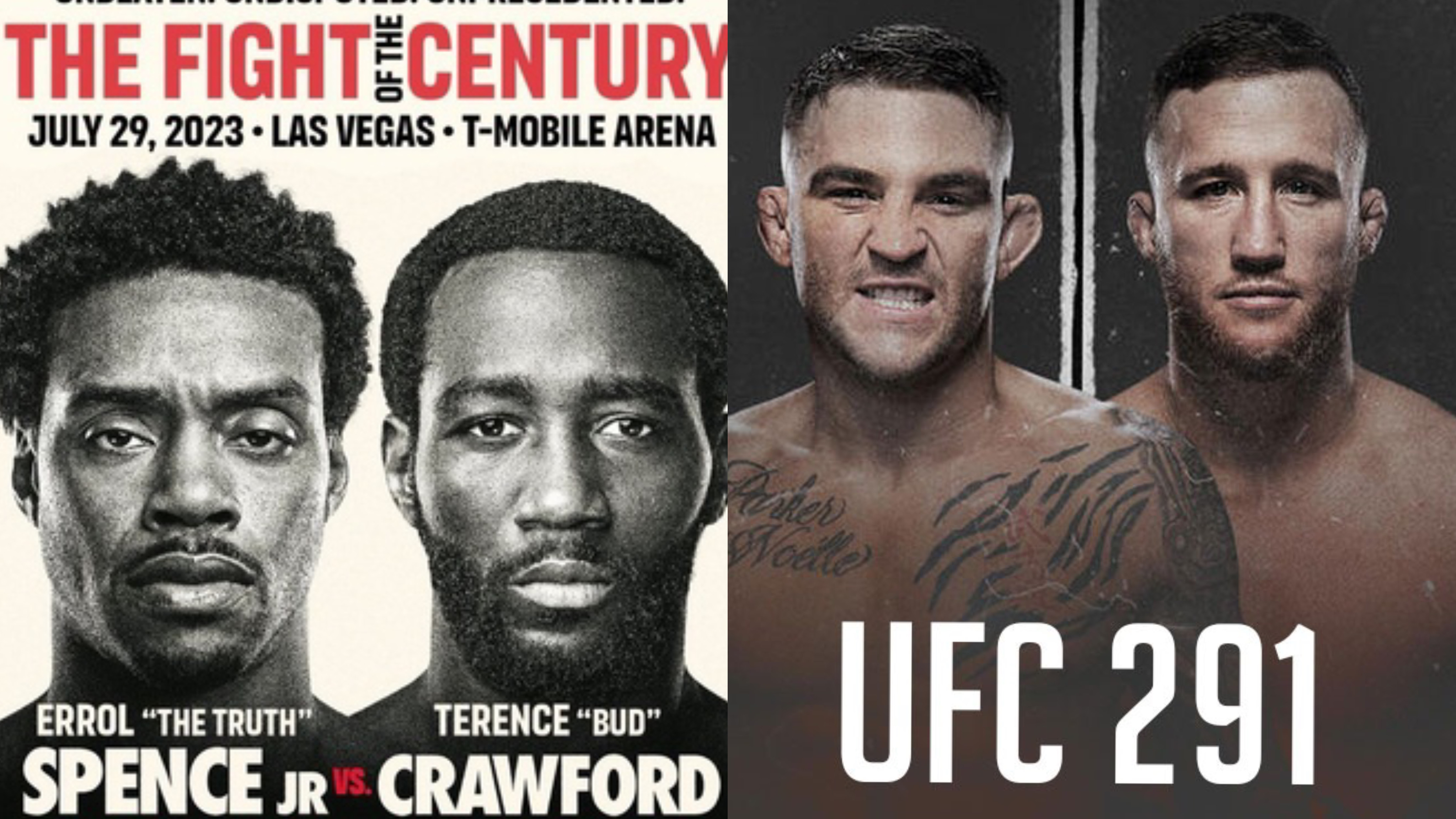 July 29 Fight Schedules: Spence vs Crawford, UFC 291 Poirier vs Gaethje ...