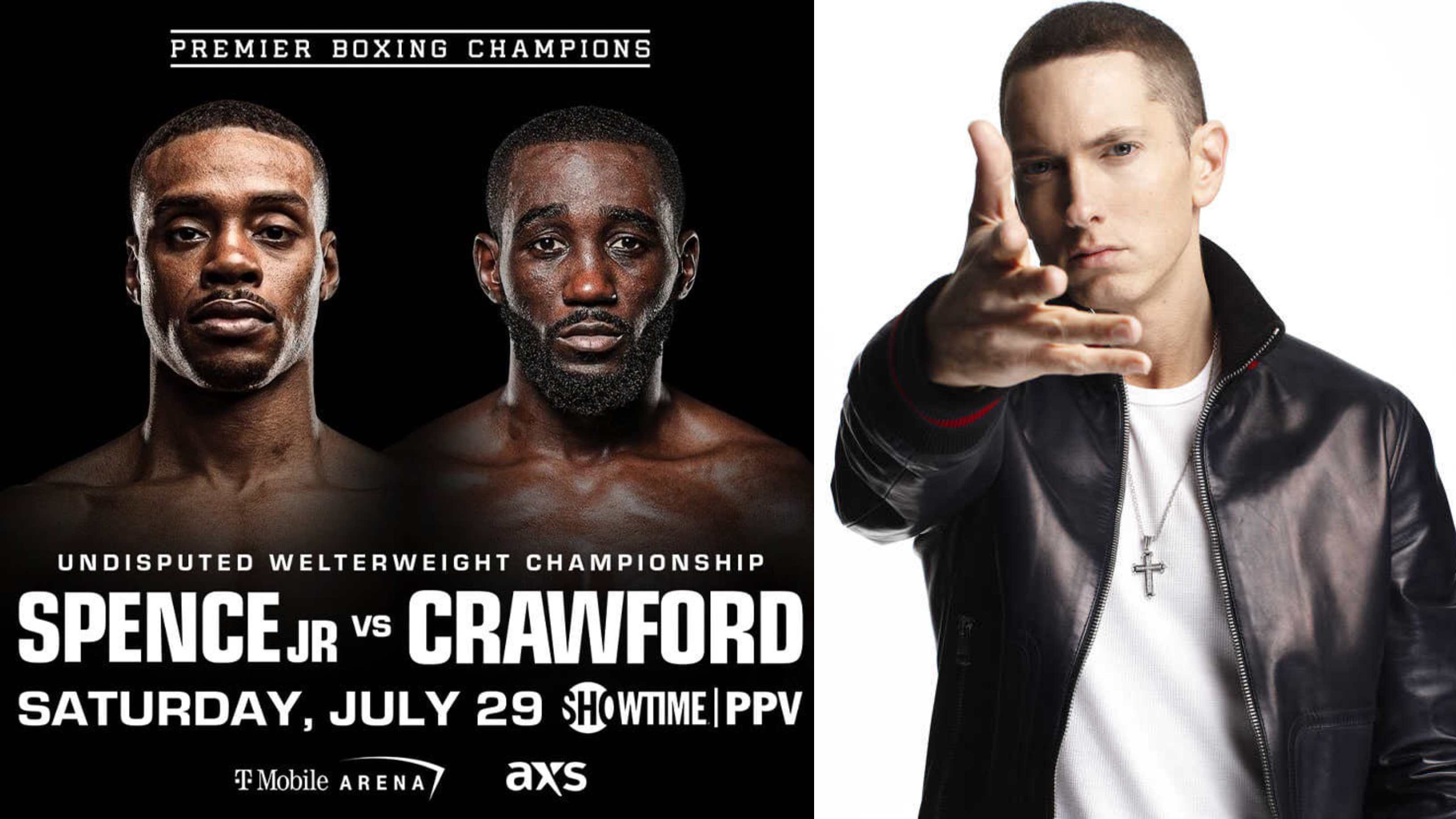 Spence vs Crawford: Eminem Teases To Walk Out With Terence Crawford On ...