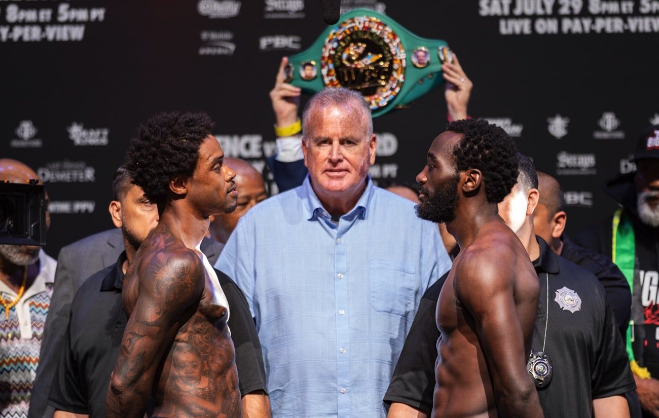 Errol Spence Jr. vs Terence Crawford Main Event Ring Walk Time: When ...