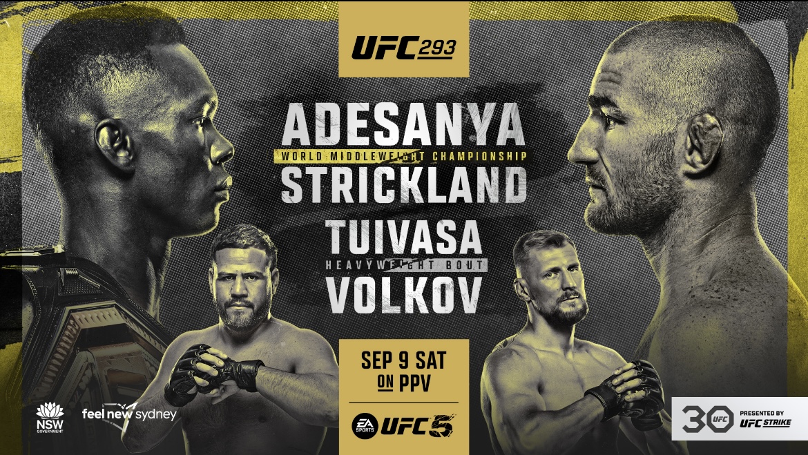 UFC 293 main card preview and prediction