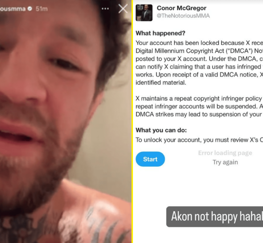 X Bans Conor McGregor Amidst Copyright Dispute with Renowned Rapper ...
