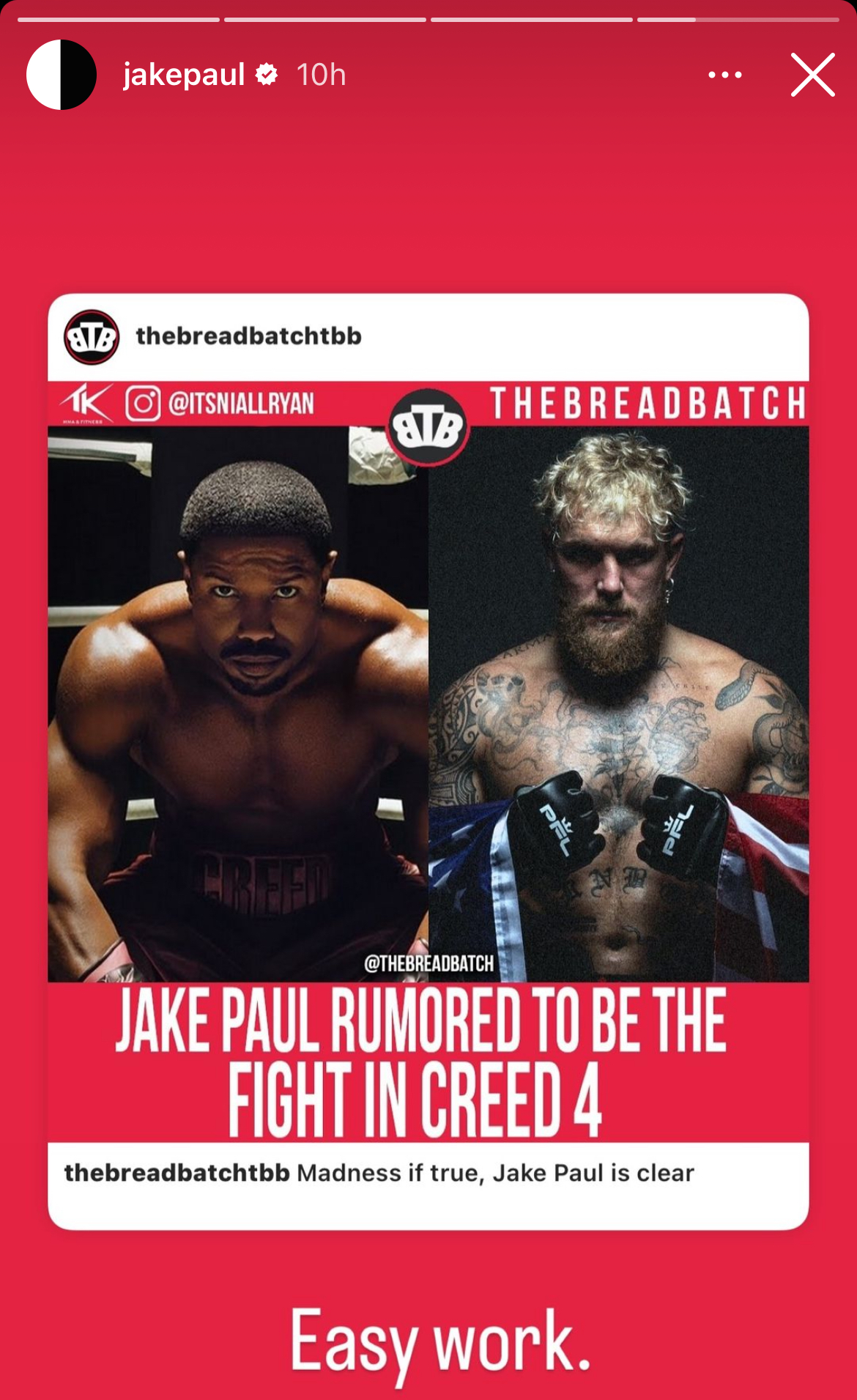 Hollywood Rumors: Jake Paul Sparks Buzz as Potential Addition to Creed ...