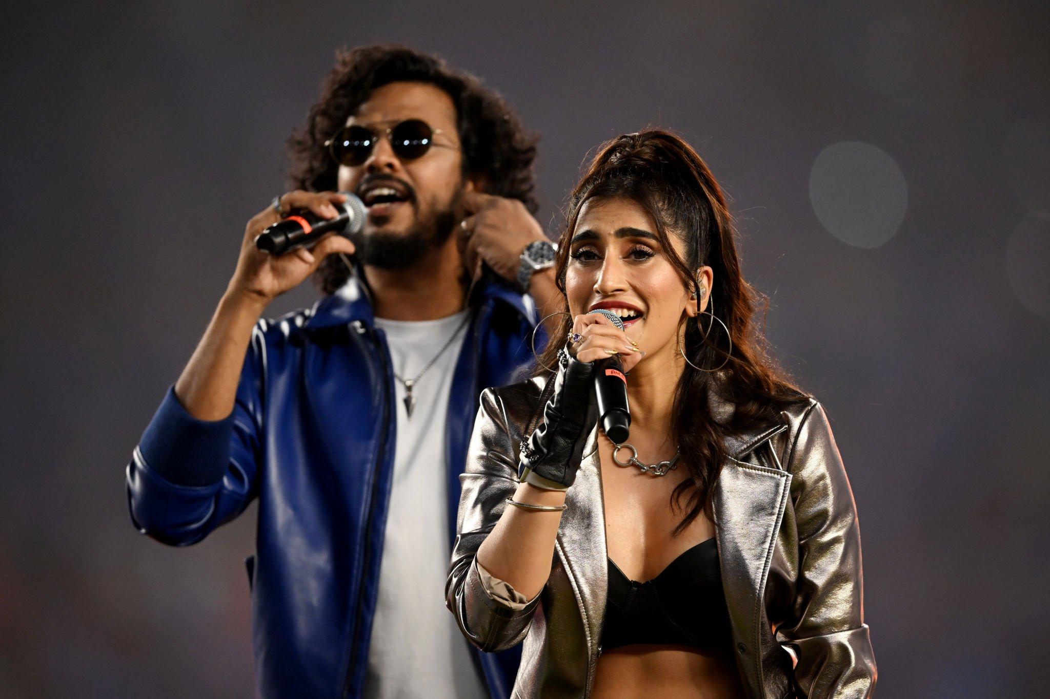 WATCH: Pritam, Jonita Gandhi perform during mid-innings in IND vs AUS ...